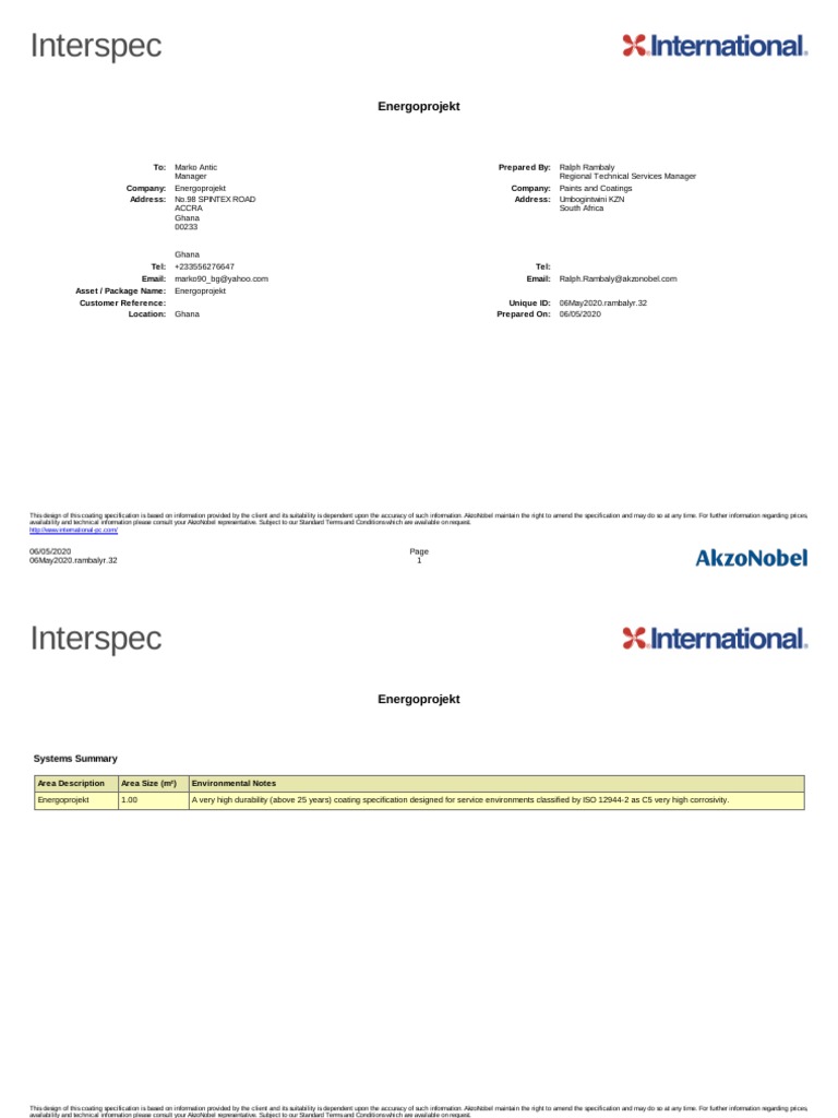 Interspec: Energoprojekt | PDF | Economic Sectors | Procedural Knowledge