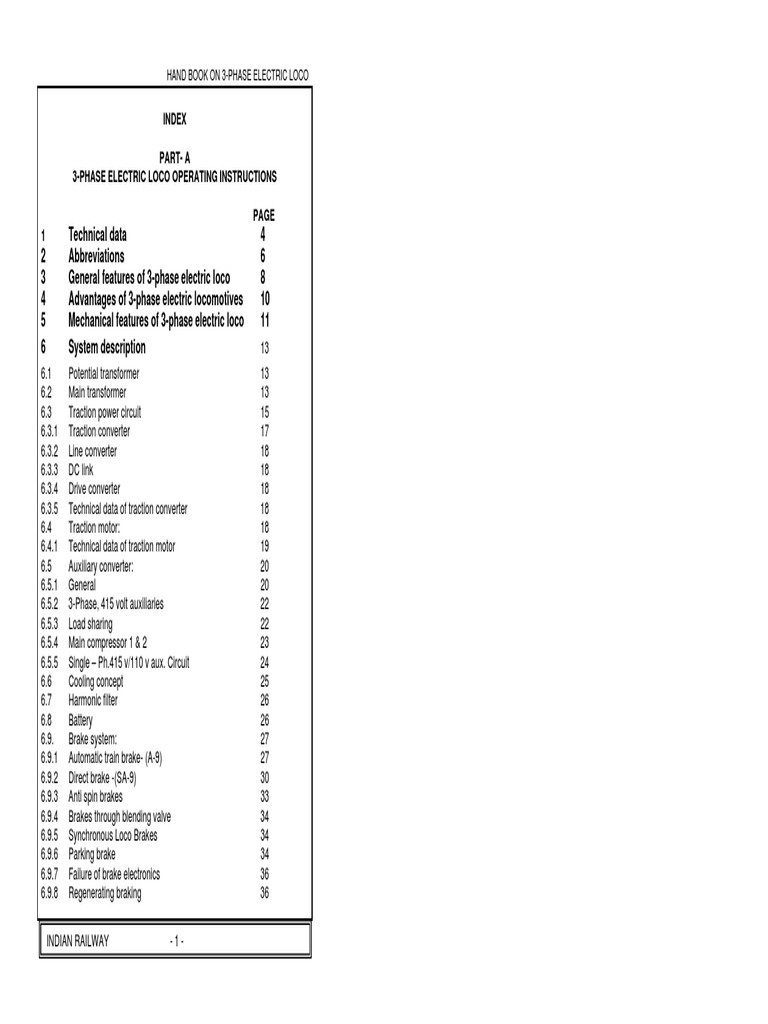 3 Phase Loco Book PDF | PDF | Alternating Current | Locomotives