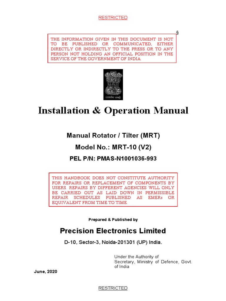 MRT-10 V2 Installation & Operation Guide | PDF | Troubleshooting | Gear