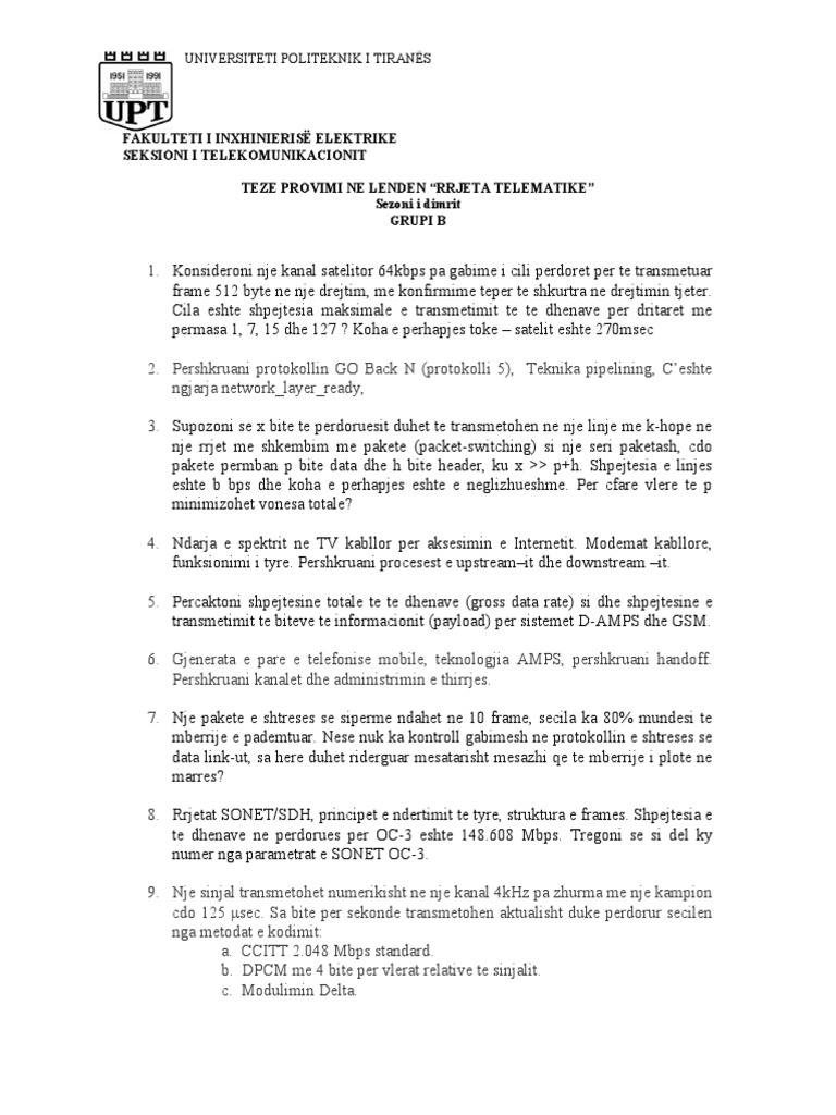 Shkurt 2011, Grupi B | PDF