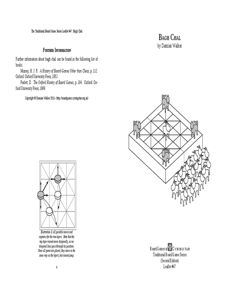 Bagh Chal Board Game | PDF | Game Theory | Leisure Activities
