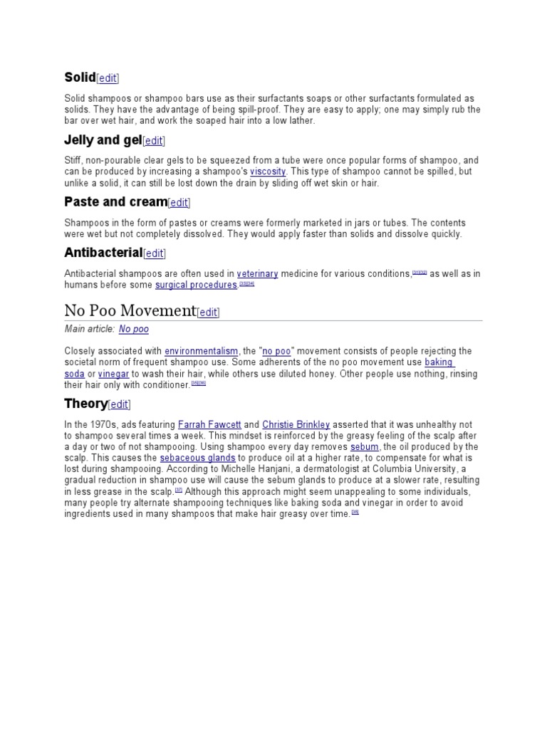 No Poo Movement: Solid | PDF