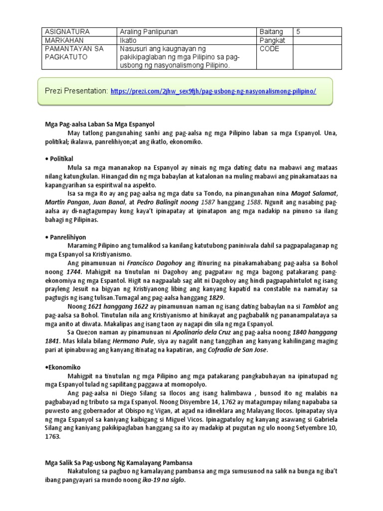 Week 5 Q3 | PDF