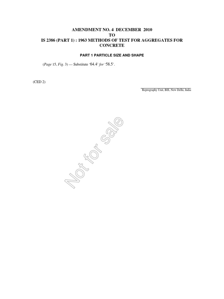 Aggregate Testing Amendment Notice | PDF