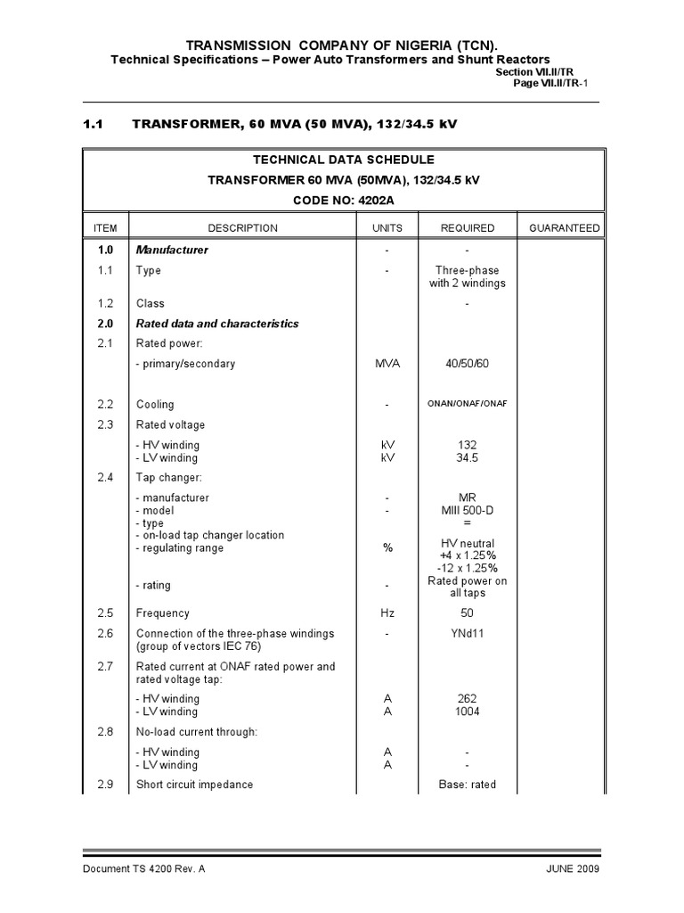4202A, PowerTransformer | PDF | Transformer | Insulator (Electricity)