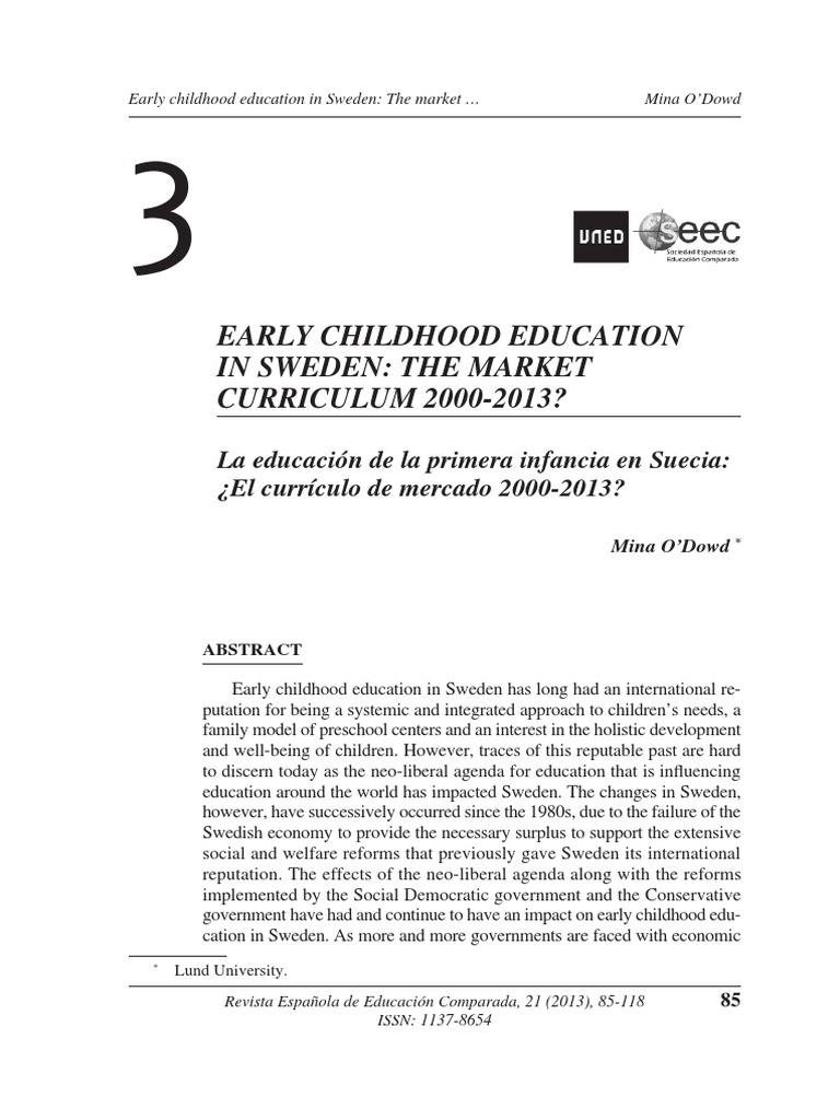 EARLY CHILDHOOD EDUCATION Paper | PDF | Preschool | Child Care
