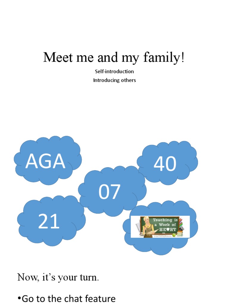 Self and Family Introduction Guide | PDF | Lifestyle