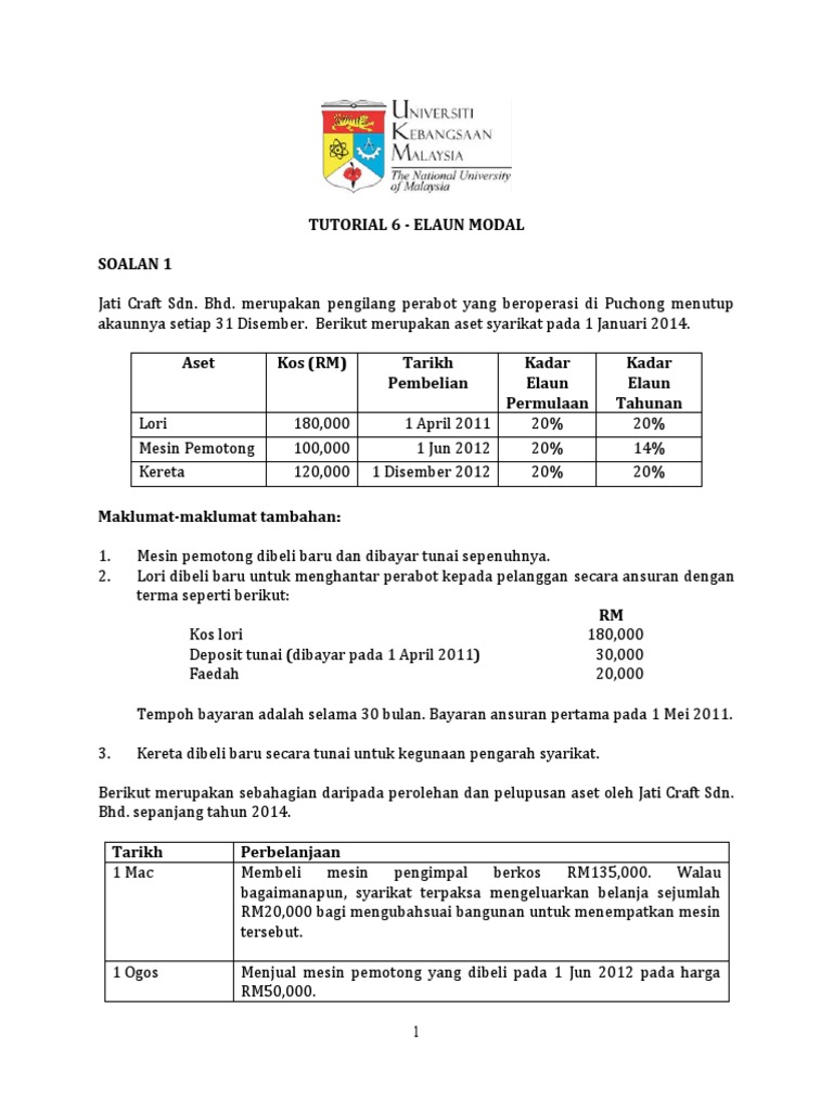 Tutorial 6 - Elaun Modal | PDF