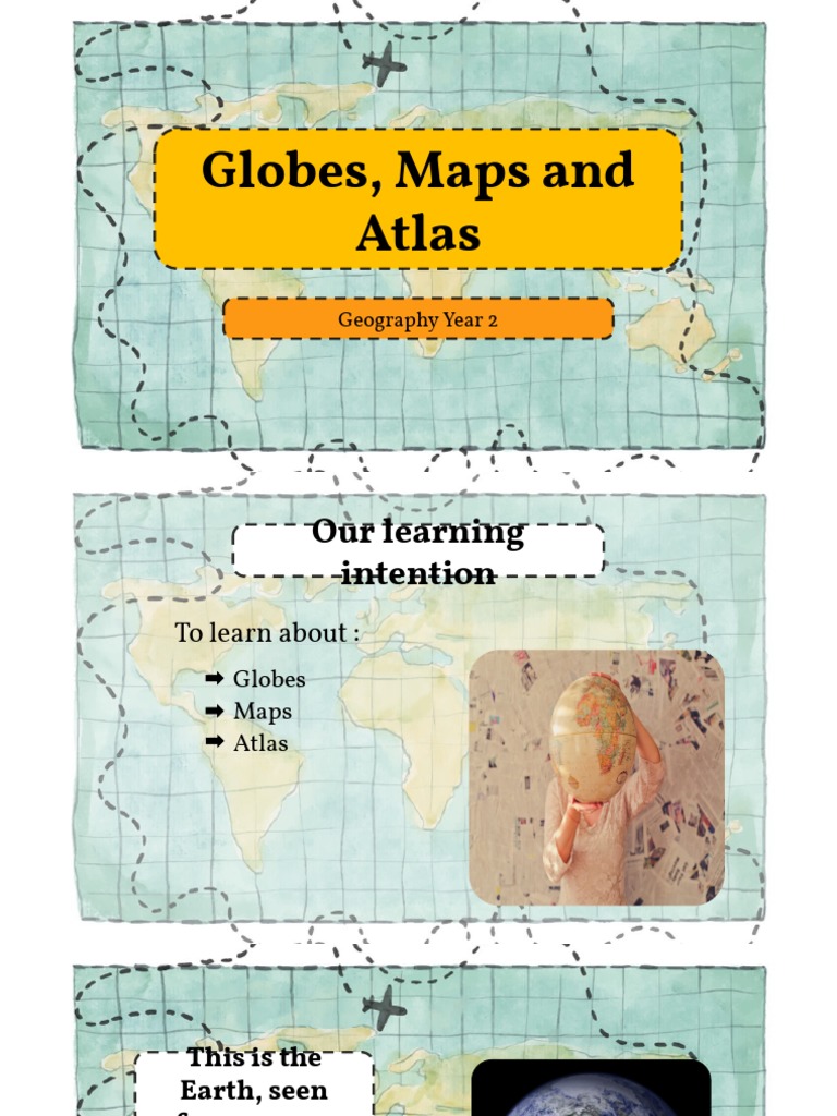 Differences Between Globe, Map, and Atlas | PDF