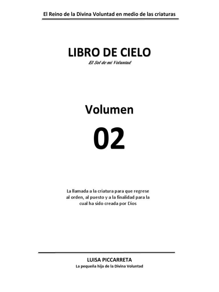 Volumen 2 Libro de Cielo PDF | PDF