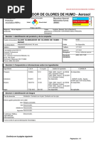 Hoja de Seguridad - Glade Aromatizante | PDF | Aerosol