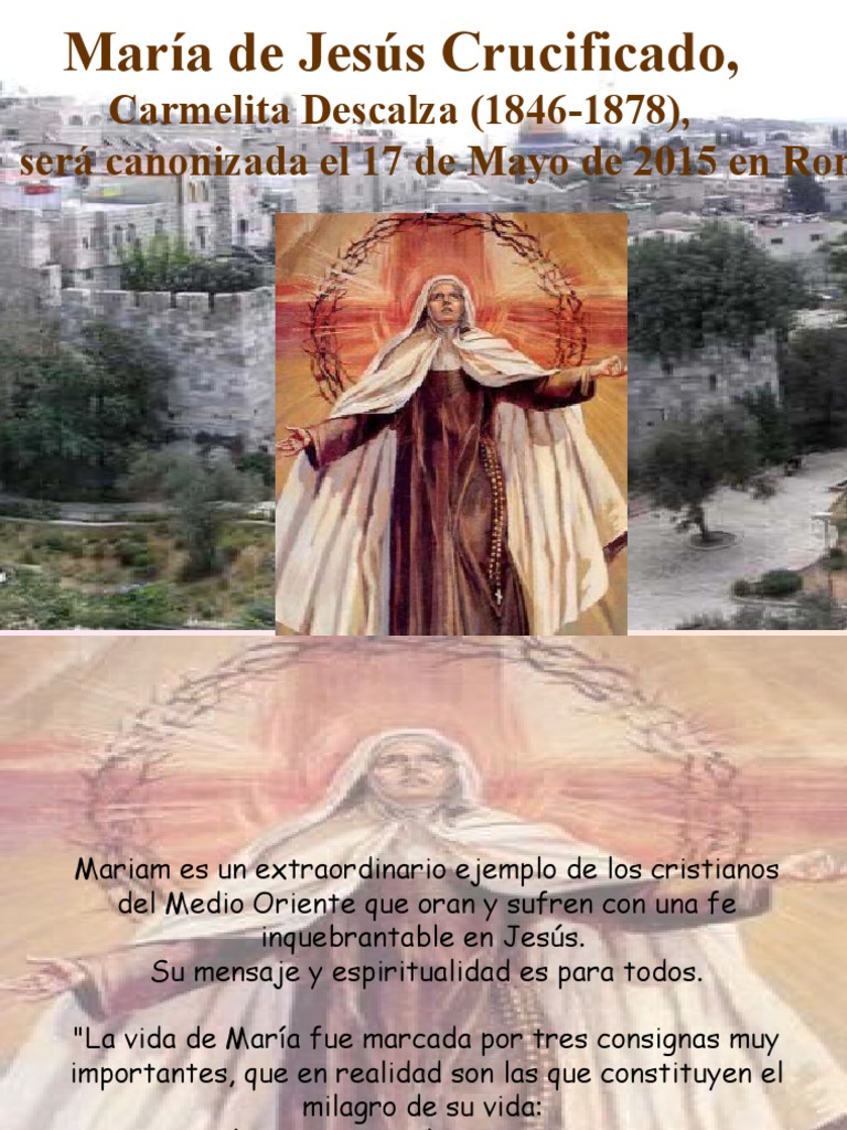 Ma. de Jesus Crucificado | PDF | María, madre de Jesús | Papa juan pablo ii