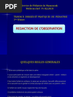 Observation Médicale Typique | PDF | Médecine | Médecine clinique