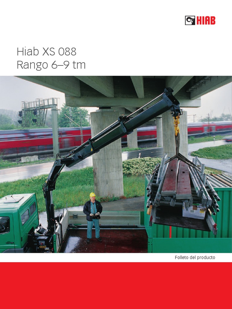 Hiab XS-088 | PDF | Grúa (máquina) | Science