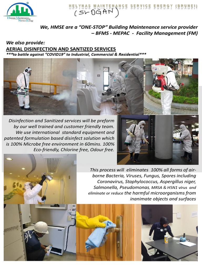 HMSE Brochure | PDF | Disinfectant | Public Health