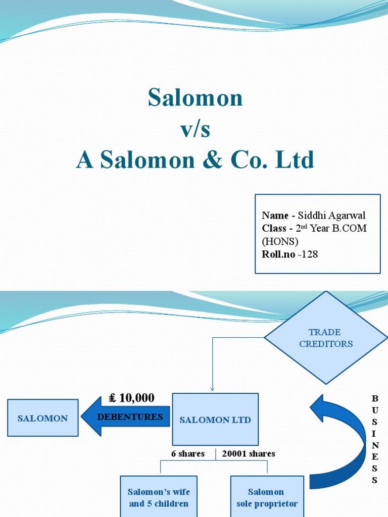 Law Students: Salomon Case Study | PDF