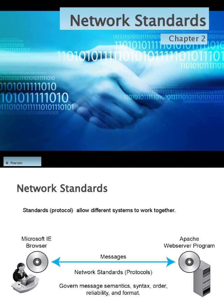 Network Standards: © Pearson | PDF | Internet Protocols | Transmission ...