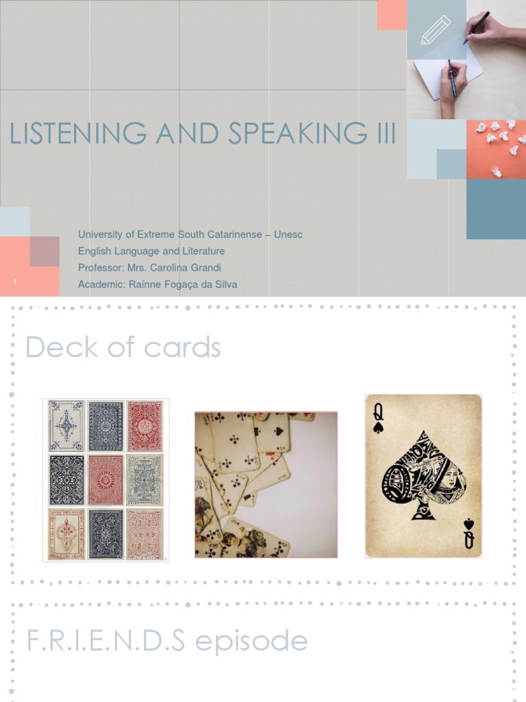 Listening and Speaking Iii | PDF | Art