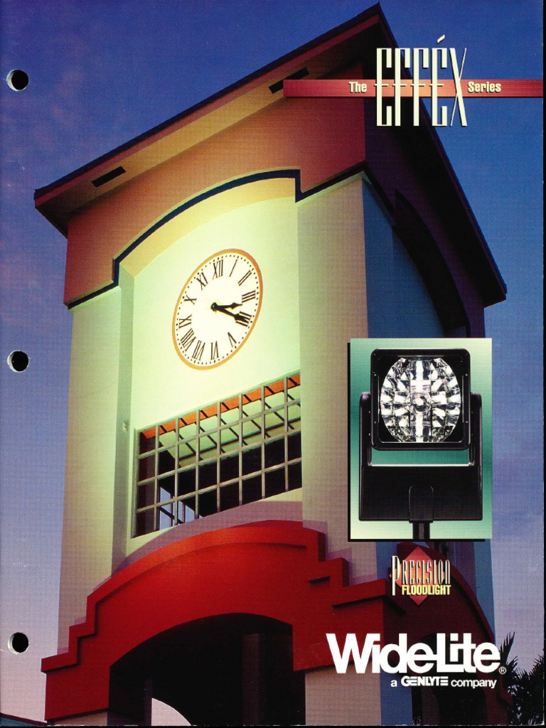 Wide-Lite Effex Series Floodlight Brochure 1995 | PDF | Equipment ...