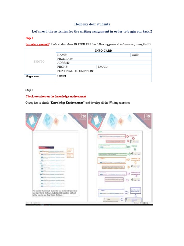 Writing Activity | PDF