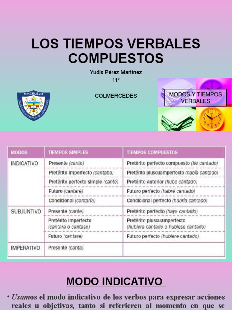 Los Tiempos Verbales Compuestos en Español | PDF | Verbo | Morfología