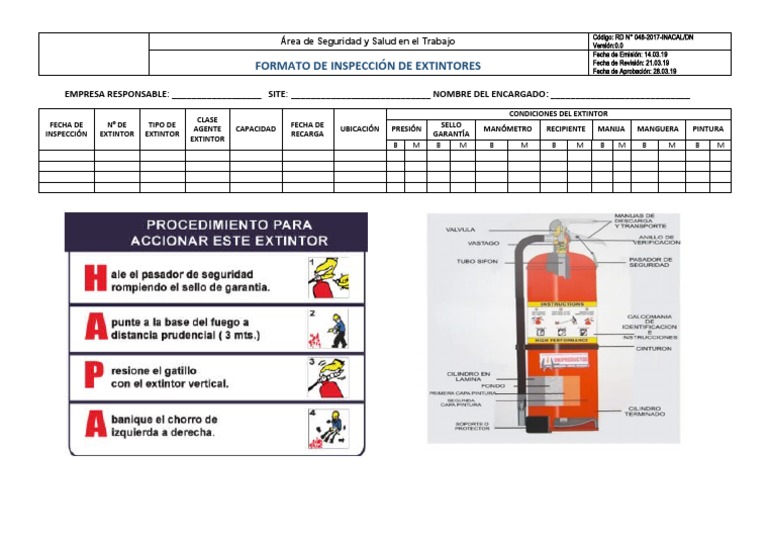 Checklist de Extintor | PDF