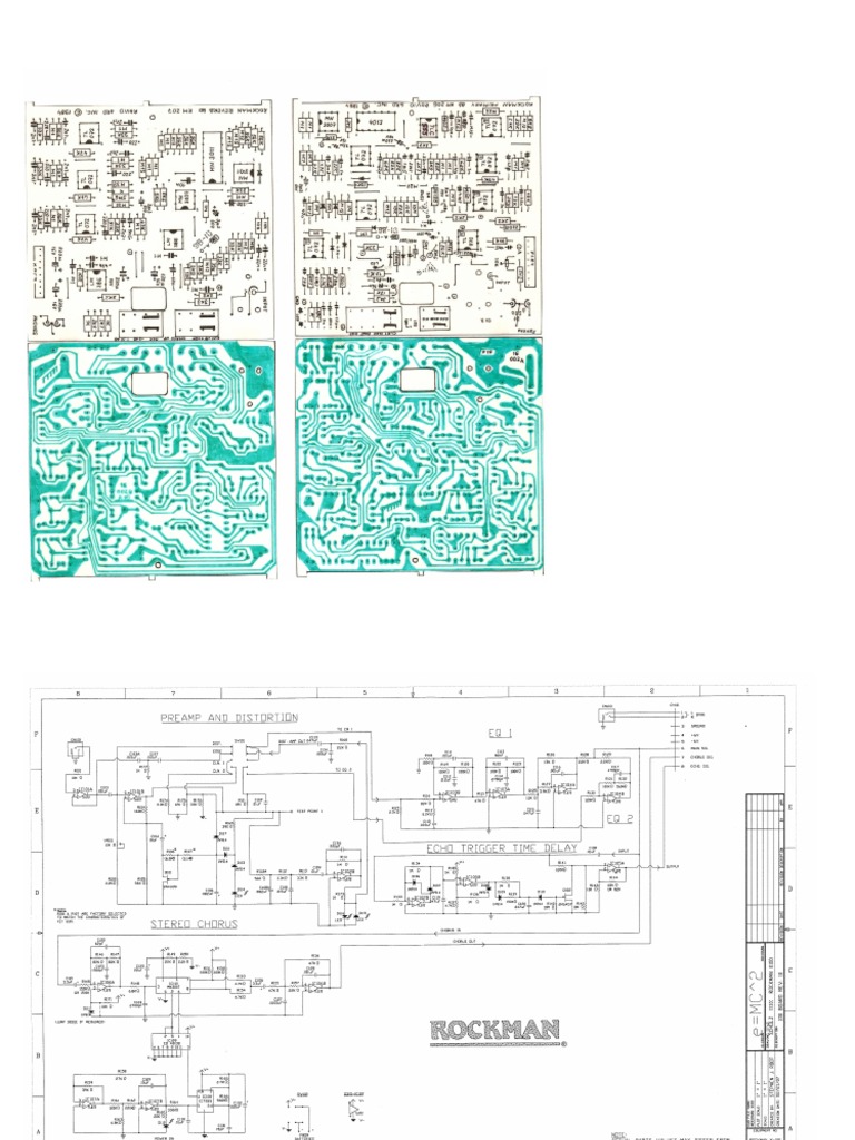 Rockman x100 and Soloist Schems | PDF