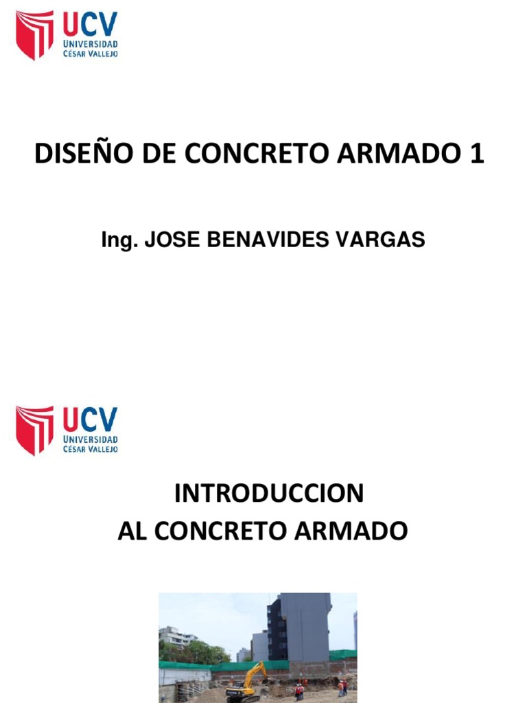 Sesion 1 Introduccion Al Concreto Armado | PDF | Hormigón | Concreto ... Sesion 1 Introduccion Al Concreto Armado | PDF | Hormigón | Concreto ...