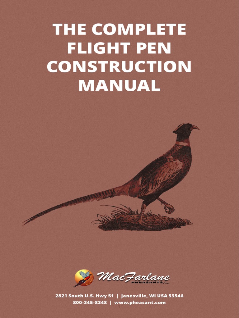 Flight Pen Construction Guide | PDF | Wire | Manufactured Goods