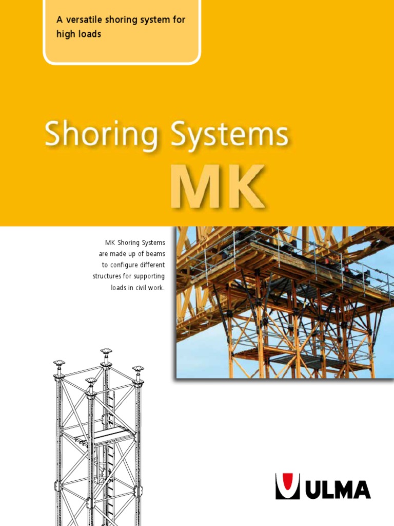 MK Shoring Systems for High Loads | PDF | Civil Engineering | Economic ...