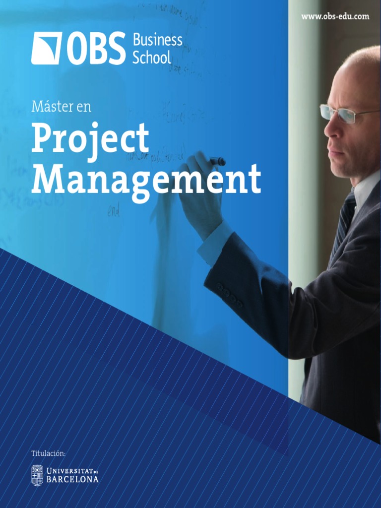 Máster en Project Management - OBS | PDF | Gestión de proyectos ...