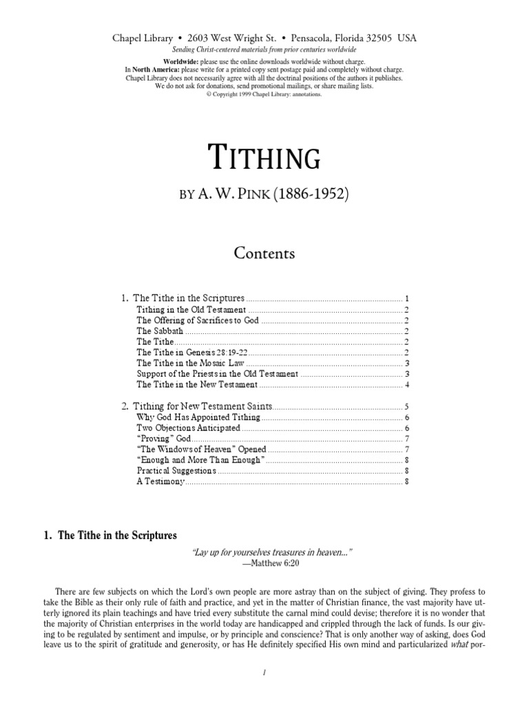 Ithing: BY INK | PDF | Tithe | Jacob