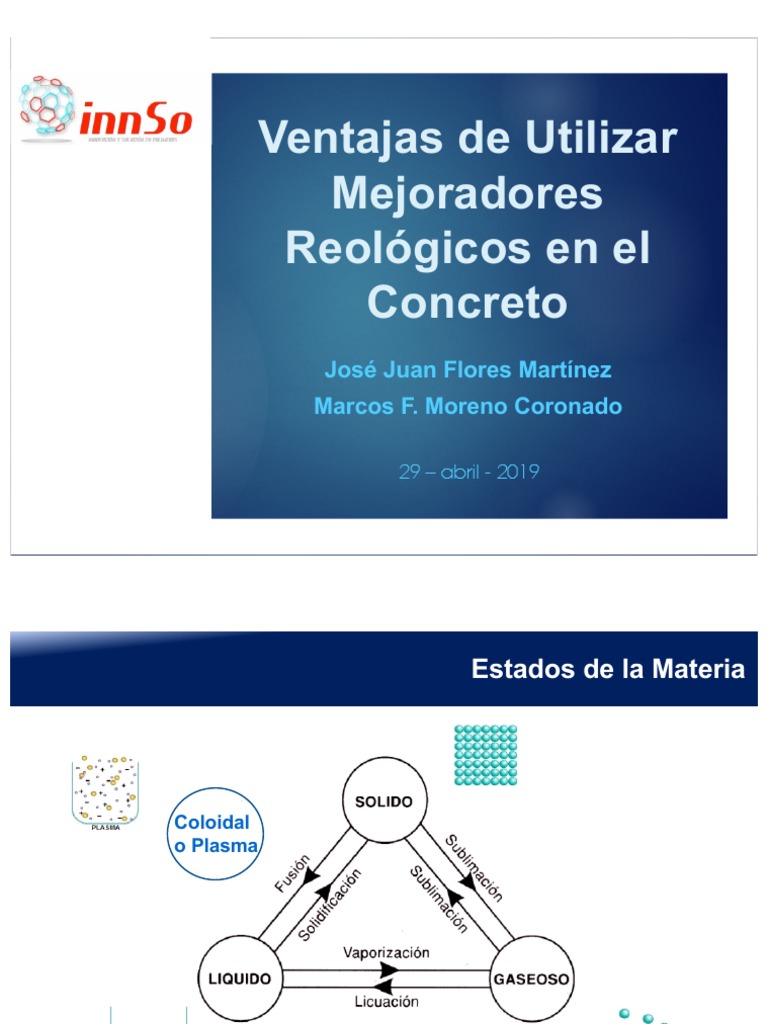 Ventajas de Modificadores Reológicos en Concreto | PDF | Coloide | Hormigón