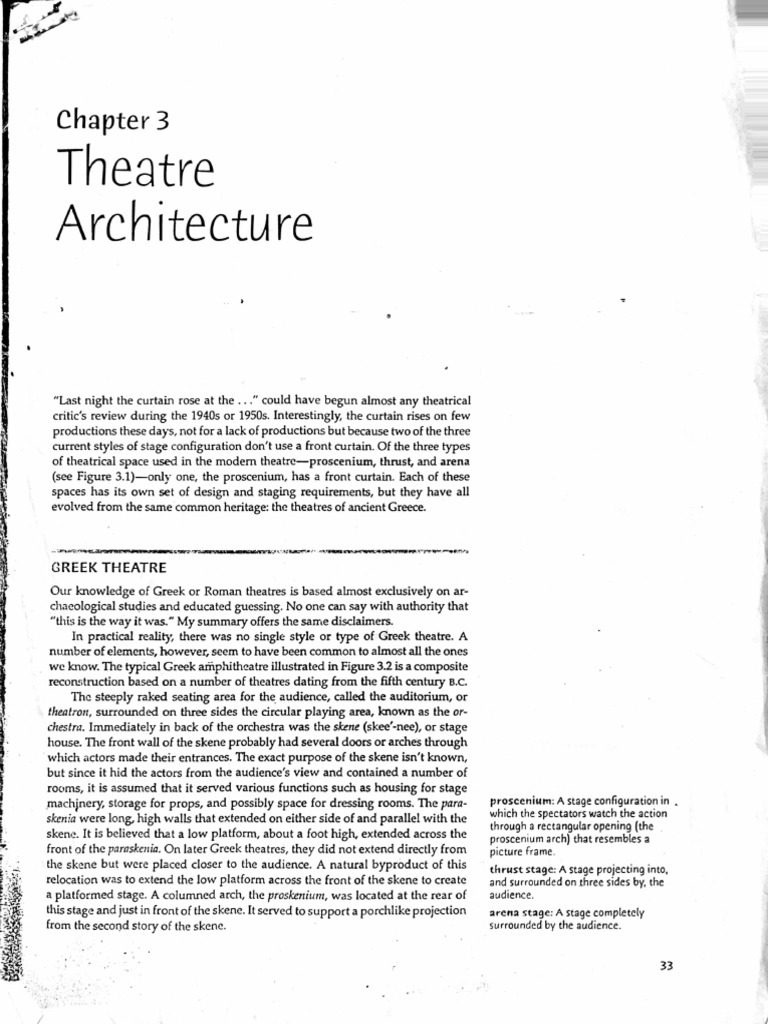 Theatre Architecture | PDF