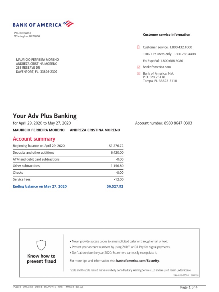 Your Adv Plus Banking: Account Summary | PDF | Receipt | Automated Teller Machine