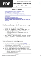 How To Stop Worrying and Start Living - Dale Carnegie | PDF | Gratitude ...