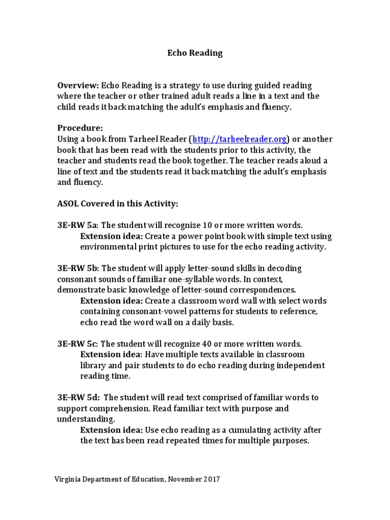 Virginia Department of Education, November 2017 | PDF | Books ...