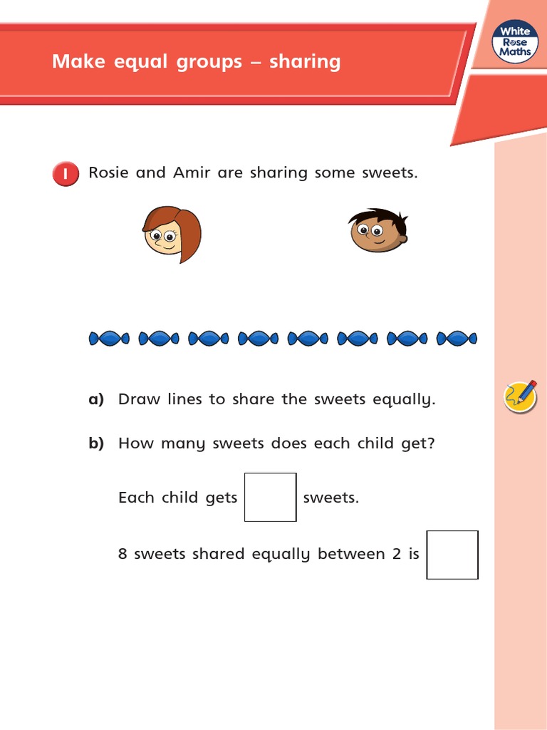 Equal Sharing Activities for Kids | PDF