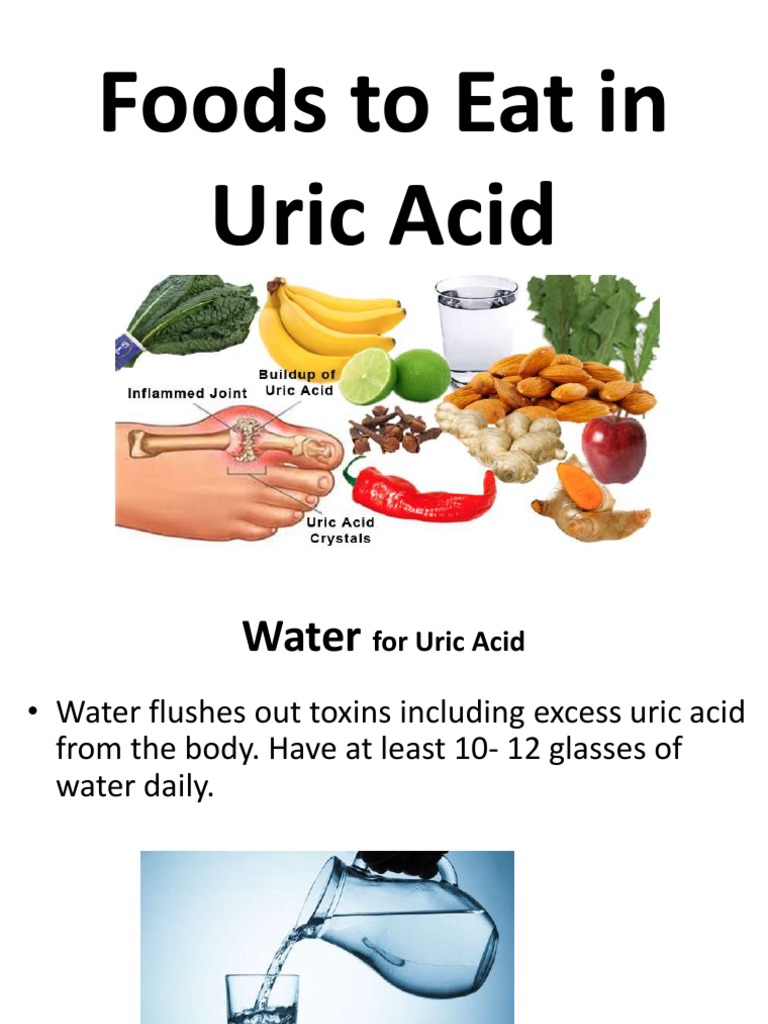 Foods To Eat in Uric Acid | PDF | Gout | Dietary Fiber