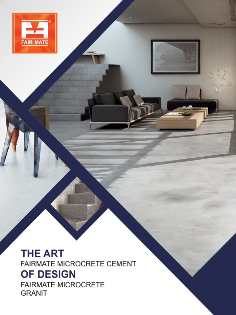 The Art of Design: Fairmate Microcrete Cement | PDF | Building ...