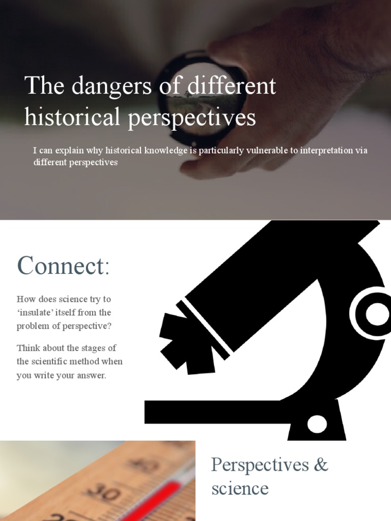 Lesson 2 The Dangers of Different and Single Historical Perspectives ...