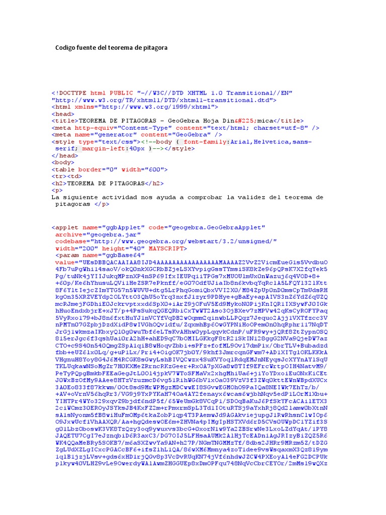 Codigo Fuente Del Teorema de Pitagora | PDF | Java Platform | Computing Platforms