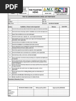Final VRF Pre-Commissioning Checklist | PDF | Pipe (Fluid Conveyance ...
