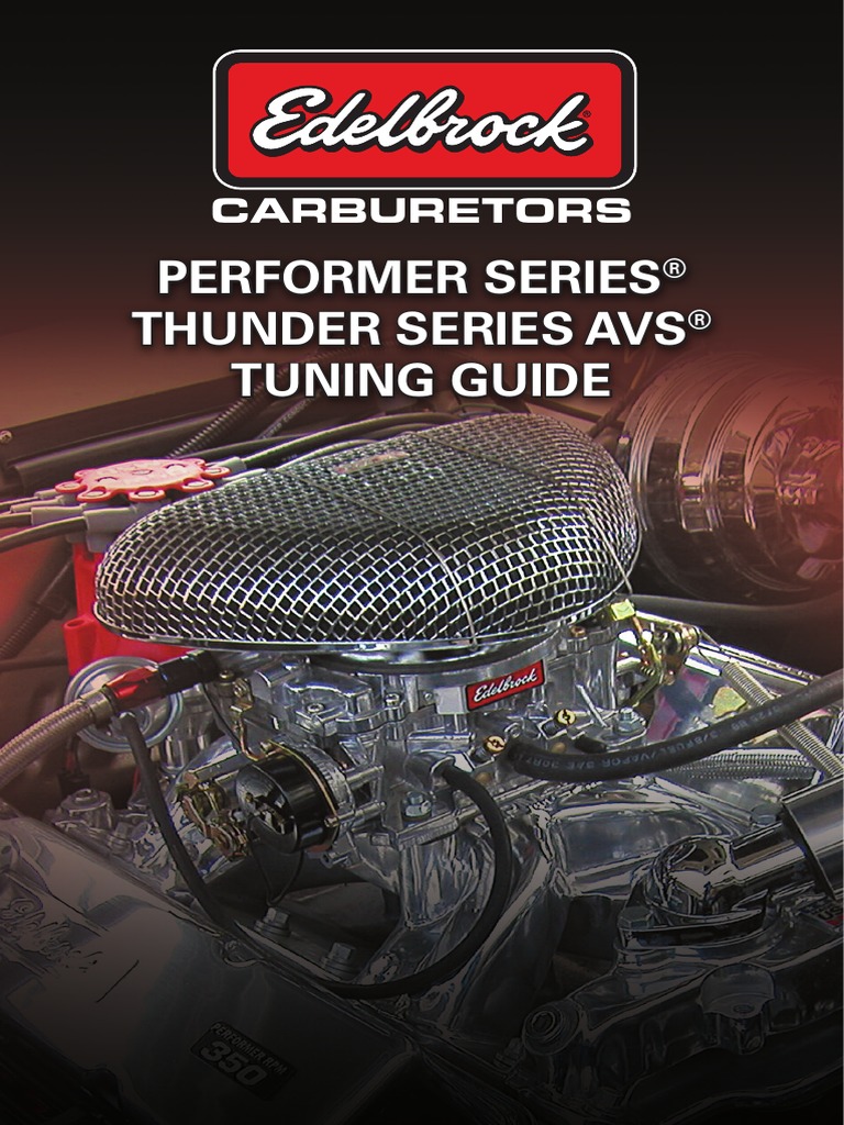 Performer Series Thunder Series Avs Tuning Guide: Carburetors | PDF ...