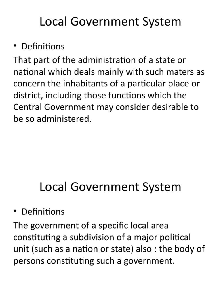 Local Government System in Pakistan | PDF | Local Government | Muhammad ...