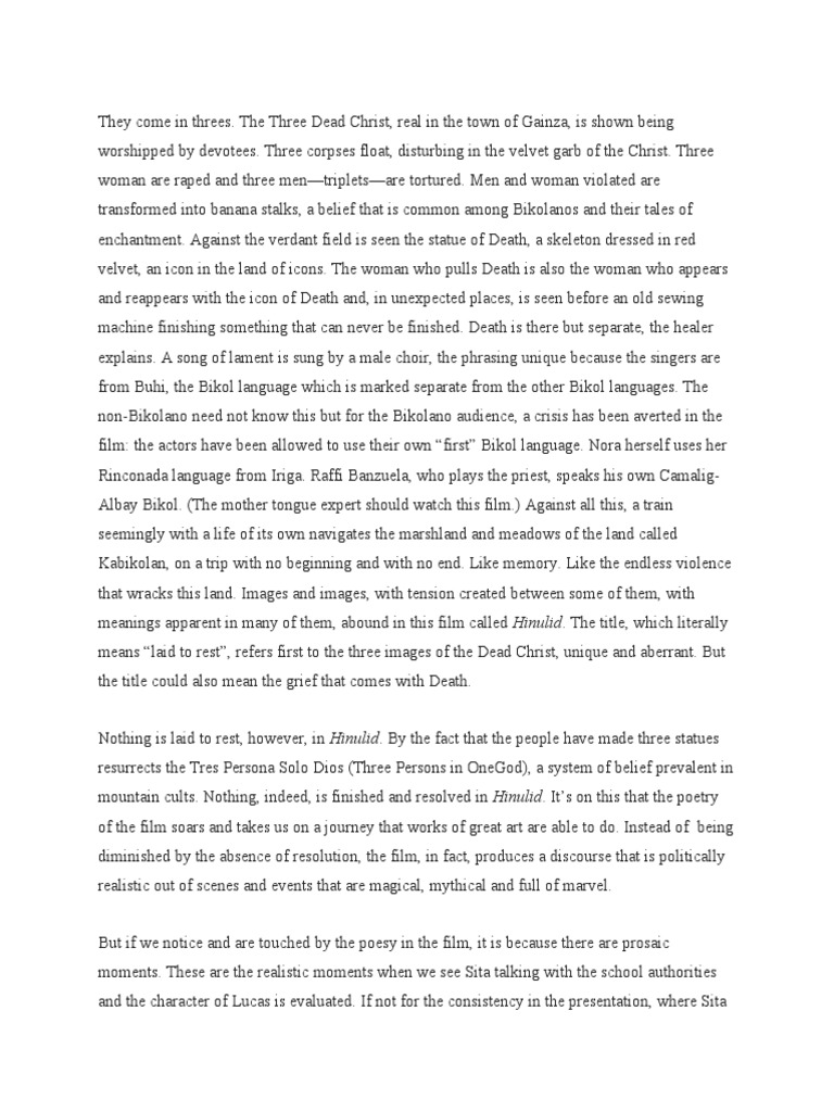 HINULID | PDF | Poetry | Young Adult