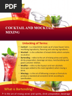 Module 4 Methods of Mixing Cocktails | PDF | Drink | Cocktails
