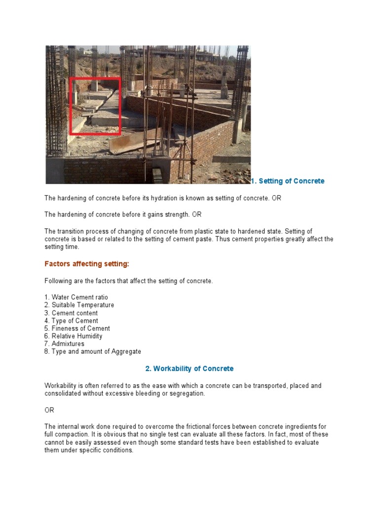 Assignment Concrete | PDF | Concrete | Cement