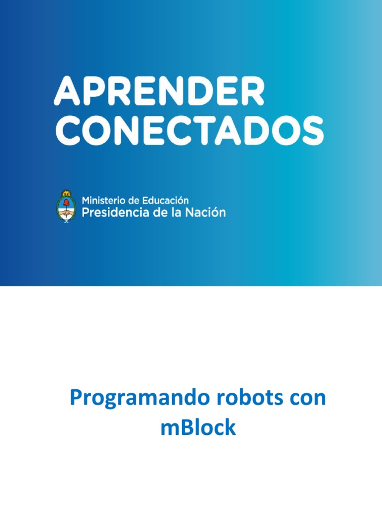 Clase 4 Mblock | PDF | Arduino | Programación de computadoras