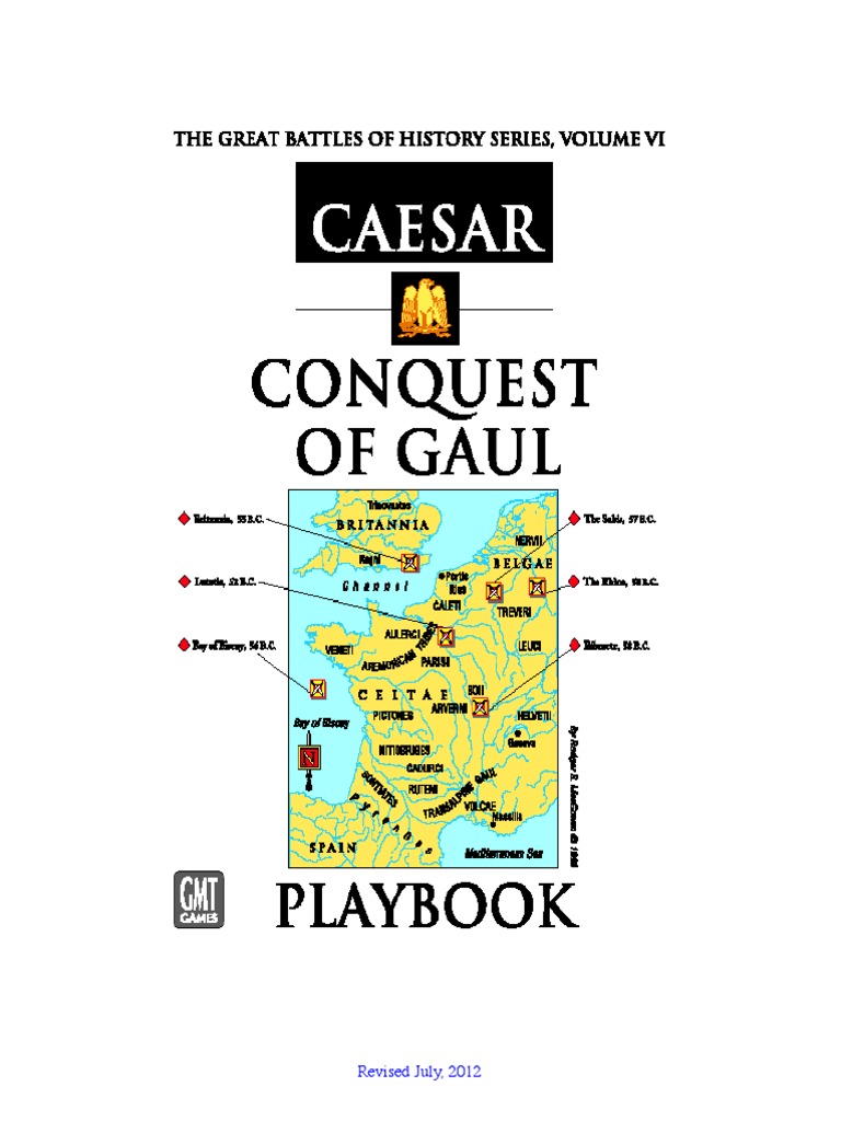 Rulebook: CAESAR: Conquest of Gaul - Scenario Book | PDF | Gallic Wars ...